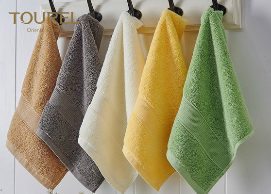 China 100% cotton Hotel Face Towel With Different Color supplier