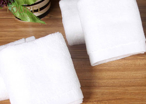 China Customized Hotel Face Towel White 100% Organic Cotton Bulk supplier