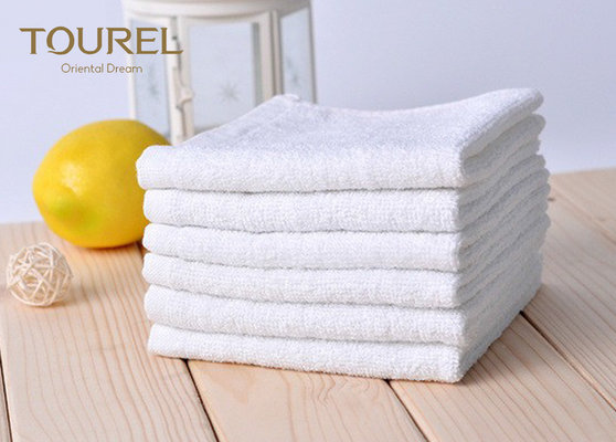 China White Cotton Washcloths 100% Long Stapled Luxury Face Flannels supplier