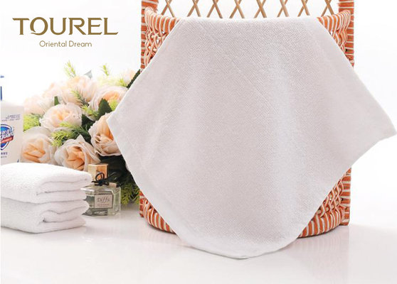 China 100% Cotton White Hotel Face Towel supplier