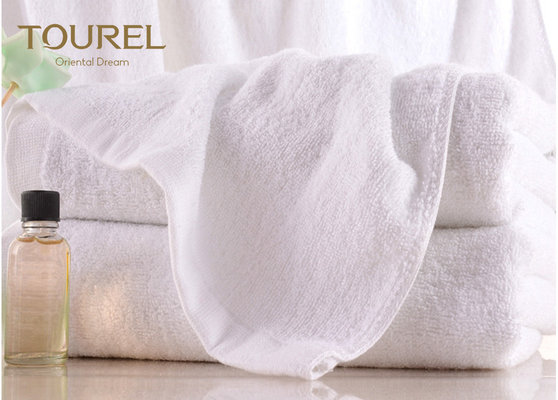 China 100% Cotton Terry Hotel Hand Towels Embroided White Color Luxury Hand Towels supplier