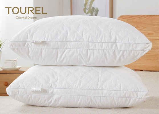 China Health Care Feather Fabric Filled  Highest Rated Bed Pillows For Hotel supplier