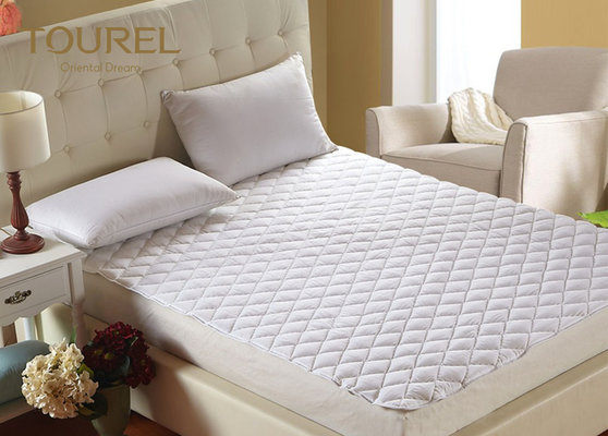 China Luxury Terry Cloth Hotel Bed Protector Waterproof  TPU On Elastic Against Perspiration Liquid supplier