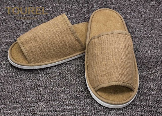 China Disposable Close Toe Hotel Room Slippers / Disposable Travel Slippers supplier