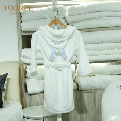China 5 Star Hotel Quality Bathrobes / Girls Soft Robe Fit Spring And Autumn supplier