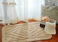 100% Solid Color Jacquard Hotel Bath Mats / Cotton Towel Bath Mat supplier