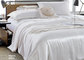 Living Room Wholesale Pure White Hotel Quality Bed Linen 4 PCS Bedding Cover For Guest Room supplier