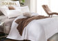 Square 800T 80S Hotel Duvet Bedding Pure White For Hilton Fair Price supplier