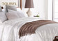 Jacquard Fabric 5 Star Bed Linen Embossed Polyester Customed Size supplier