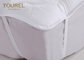 Custom Microfiber Filling Hotel Mattress Protector Hypoallergenic Quilted Luxury Mattress Protector supplier