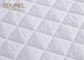 Anti - Dustmite Waterproof Mattress Cover / Matress Topper 100% Cotton Fabic supplier