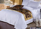 300 Tc Cotton European Hotel Bed Runners / Flat Sheet / Pillowcase supplier