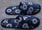 Anti Bacterial And Non Slip Disposable Hotel Slippers Linen Peep Toe supplier