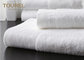 Machine Washable Pure White Hotel Towel Set  Quick dry 100% Cotton supplier